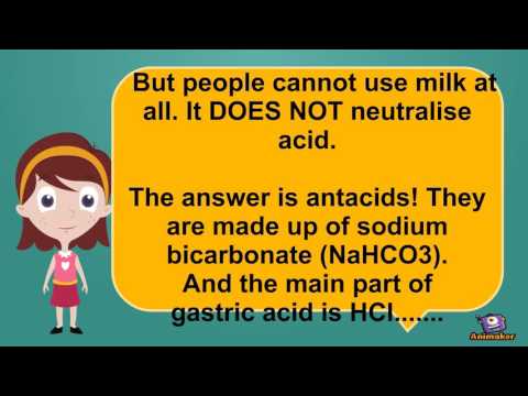 How does an antacid work to relieve heartburn - YouTube