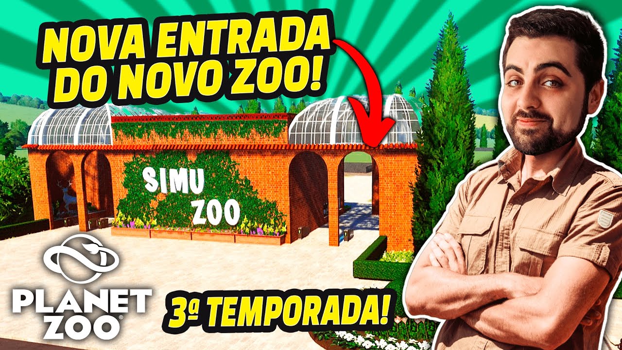COMEÇANDO UM NOVO ZOOLÓGICO DO ZERO! 3ª Temporada! 🚗 | Planet Zoo | #01 ...