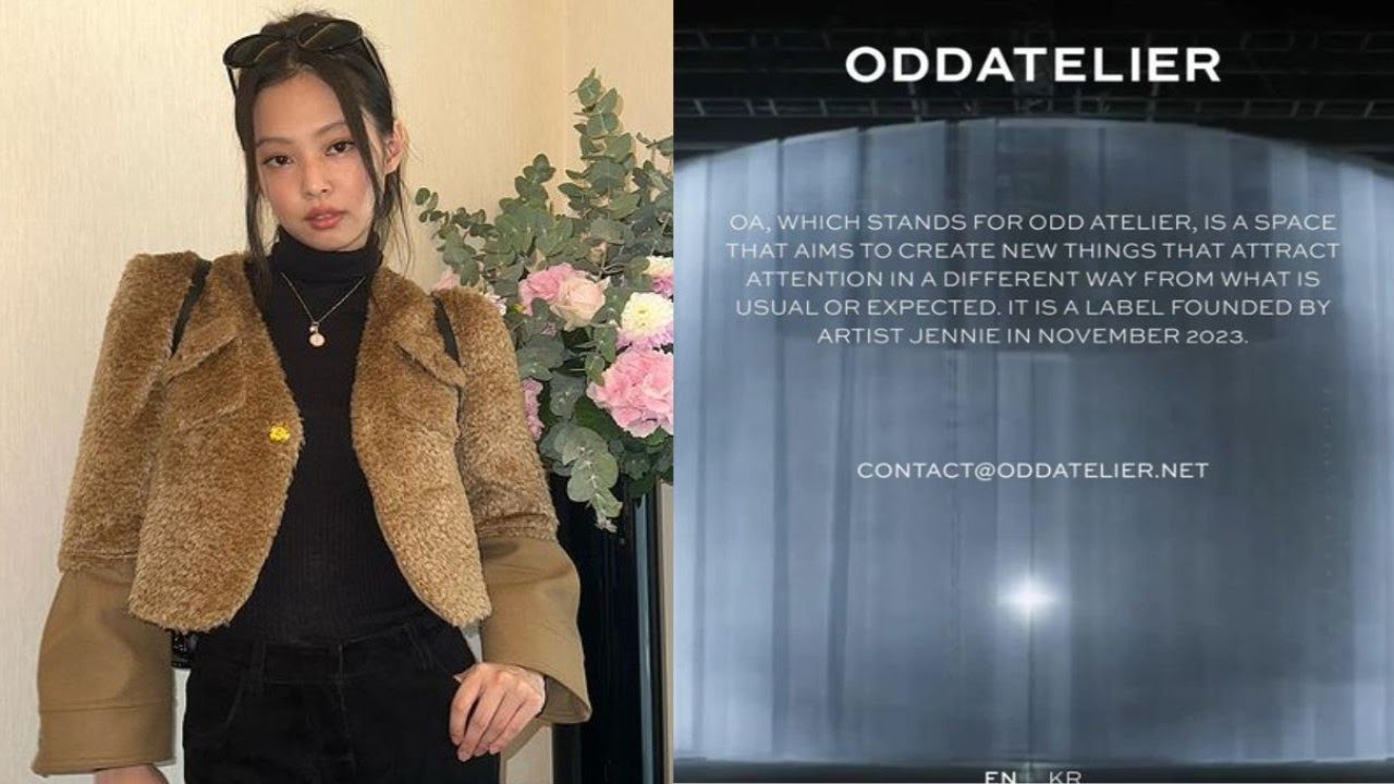 BLACKPINK's Jennie launches her own label titled ODDATELIER - YouTube
