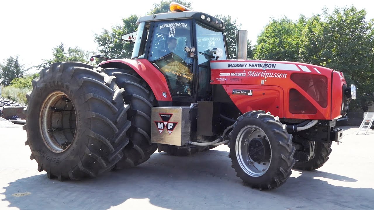 Massey Ferguson 8480 aka "My Little Pony" getting the job done in front ...