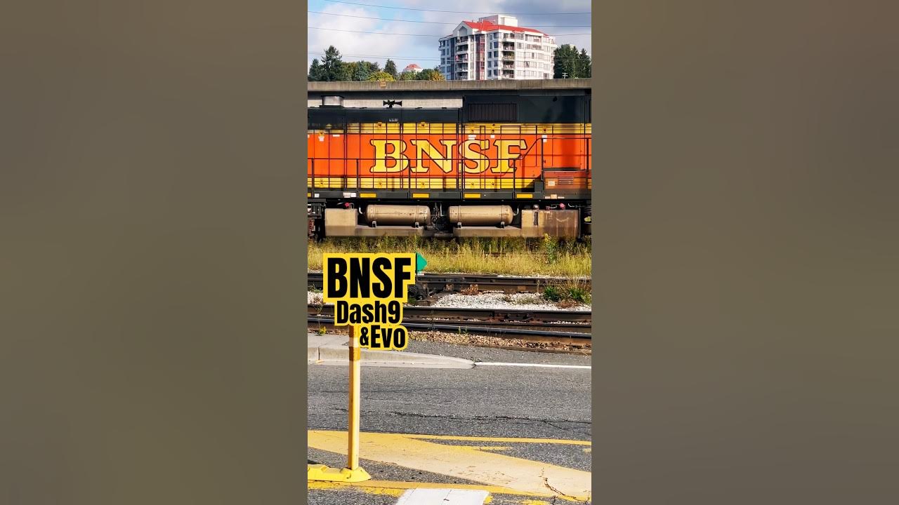 BNSF 5431 Dash 9 and 5388 EVO in New West 🇨🇦 - YouTube