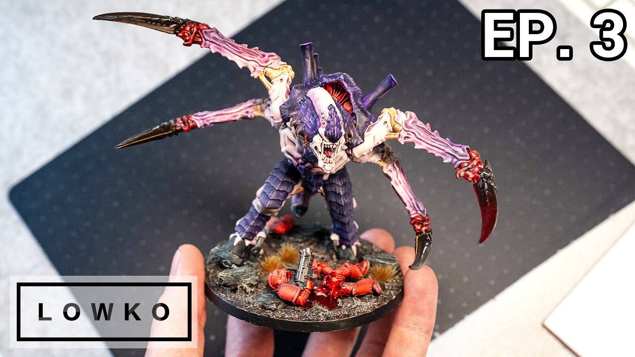 Painting the Warhammer 40k Tyranid Screamer-Killer with Lowko! (Ep. 3 ...