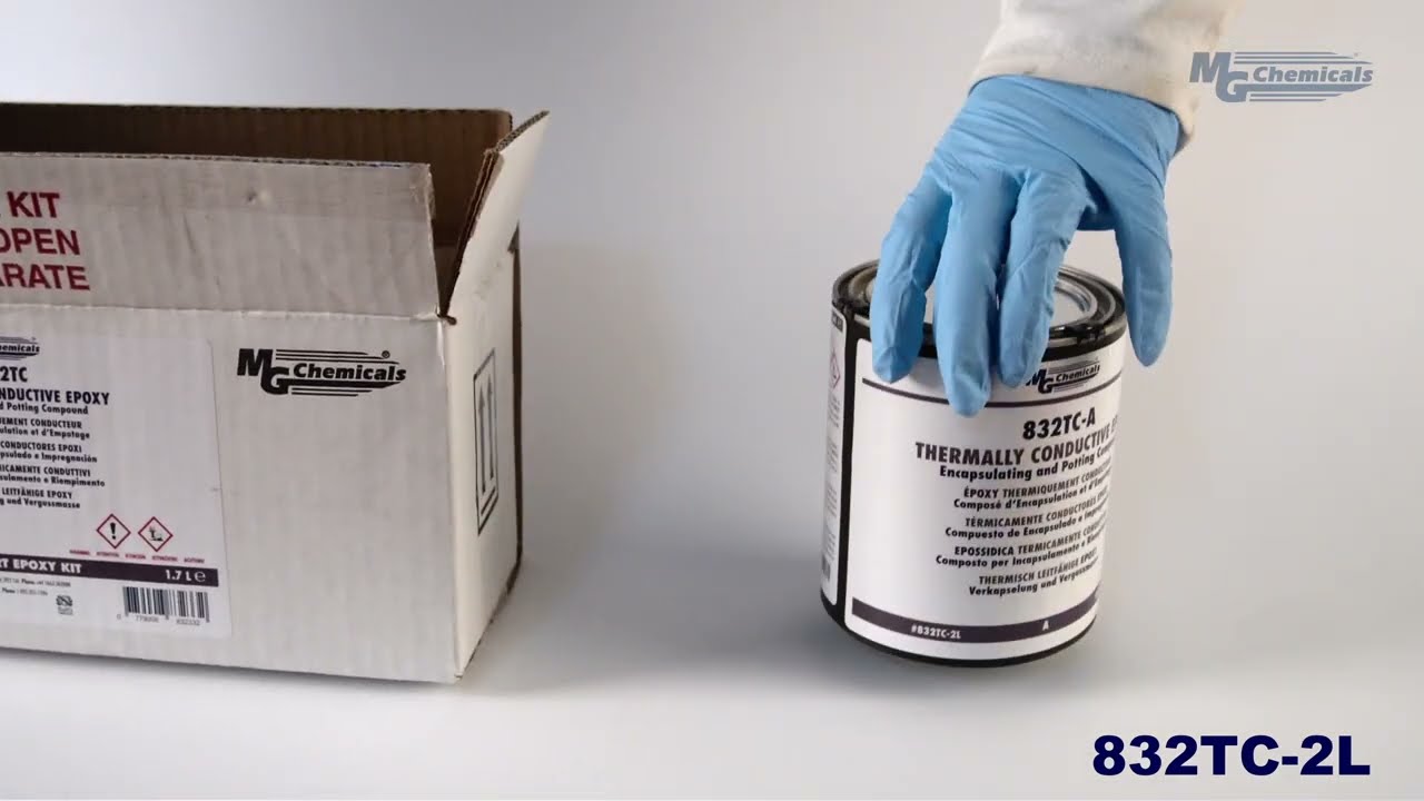 832TC Thermally Conductive Epoxy 2L - YouTube