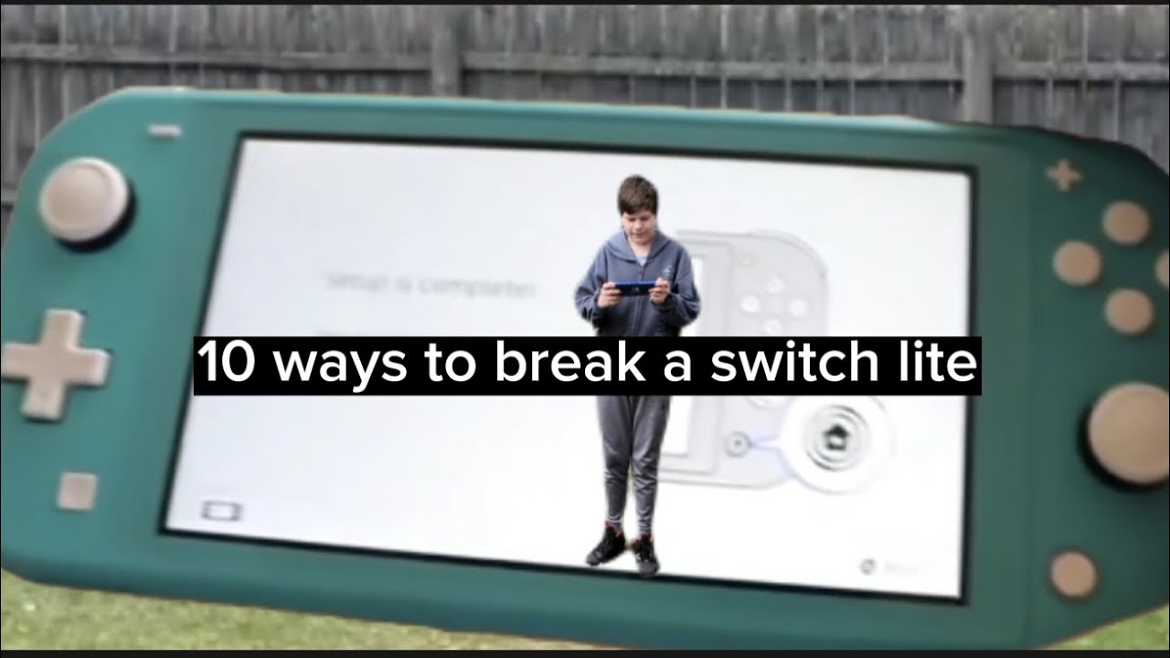 10 Ways to break a Switch Lite - YouTube