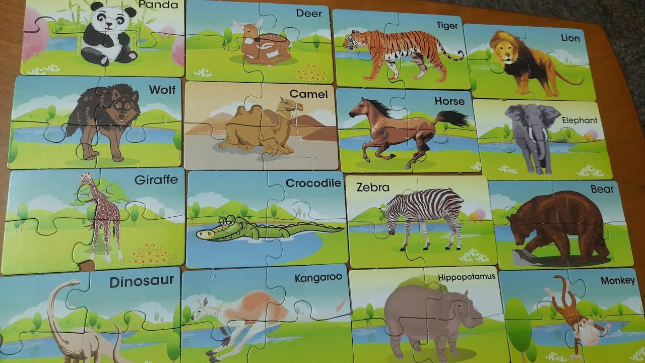 Puzzles for Kids | Zoo Animals Puzzle | Animal Puzzle for Kids | # ...