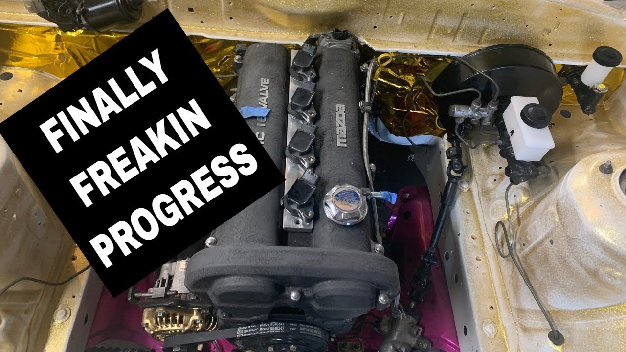 Making Progress on the Miata Swap FC RX7 The Essentials | Miata Swap FC ...