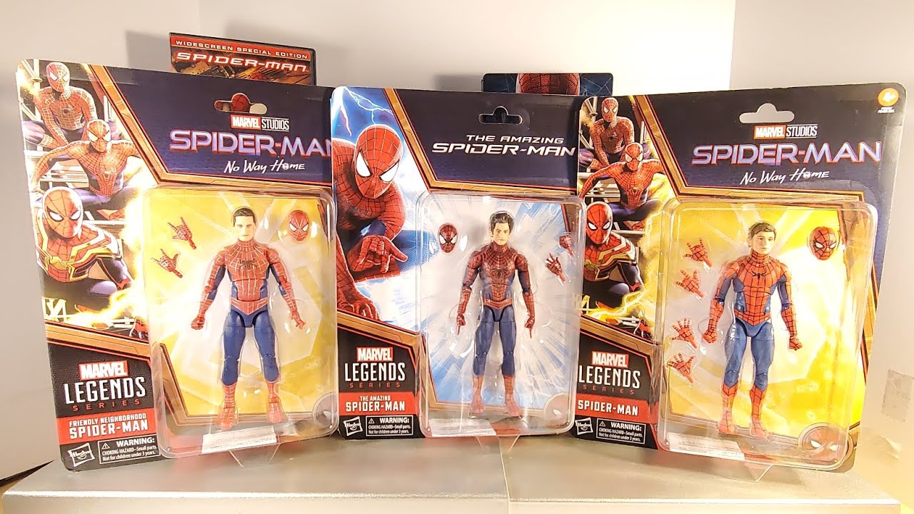 Spider-Man Trio - Marvel Legends - Unboxing and Review - #Spiderman ...