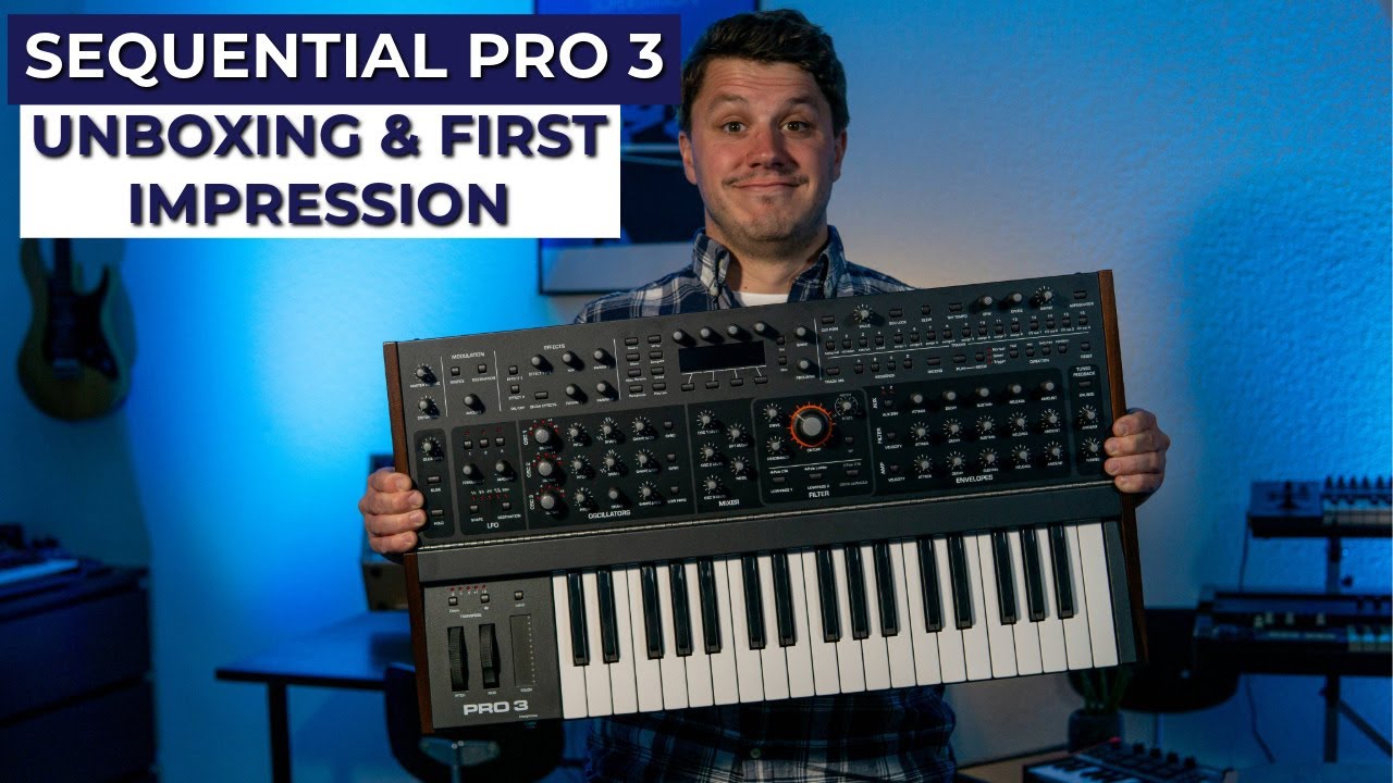 The Incredible Sequential Pro 3 Synthesizer – Unboxing and First ...