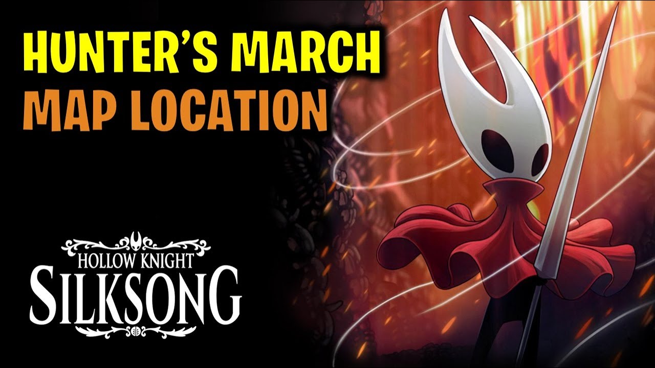 Hunter's March Map Location | Hollow Knight Silksong - YouTube