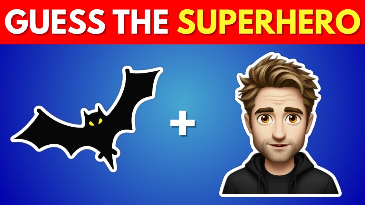 Can You Guess the Superhero by Emoji? | Emoji Challenge - YouTube
