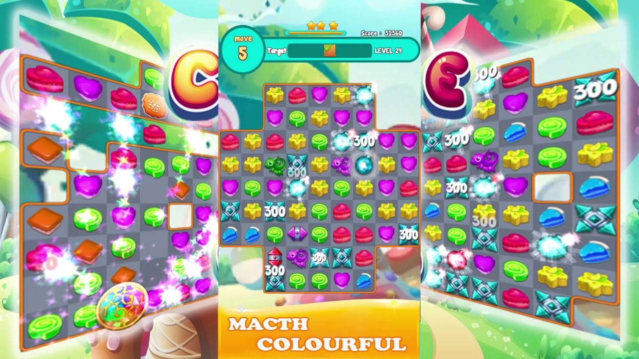 Cookie Rush-Cookie Mania-Free Match 3 Puzzle Game - YouTube
