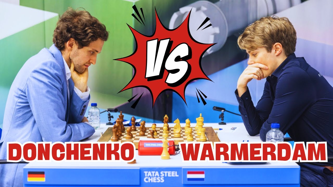Warmerdam VS Donchenko || Tata Steel Masters 2024 - R6 - YouTube