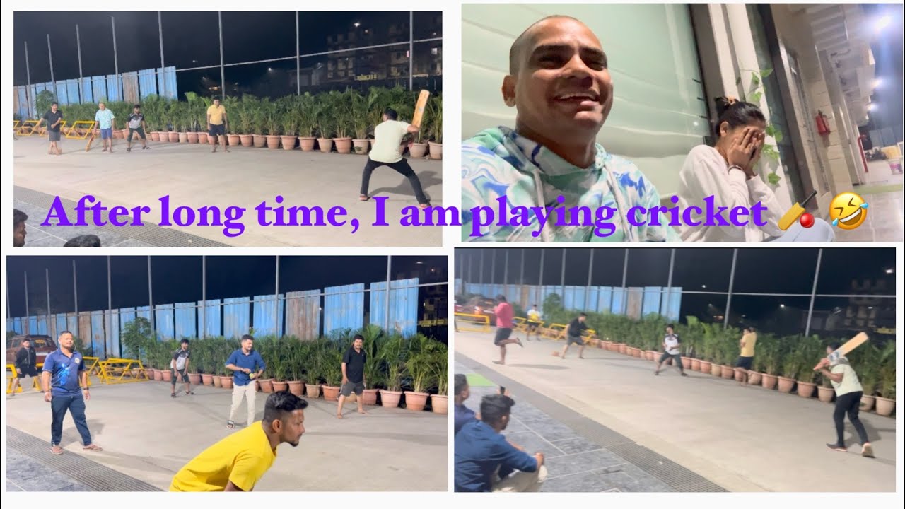 After Long Time, I Am playing Cricket 🏏 🤣 - YouTube