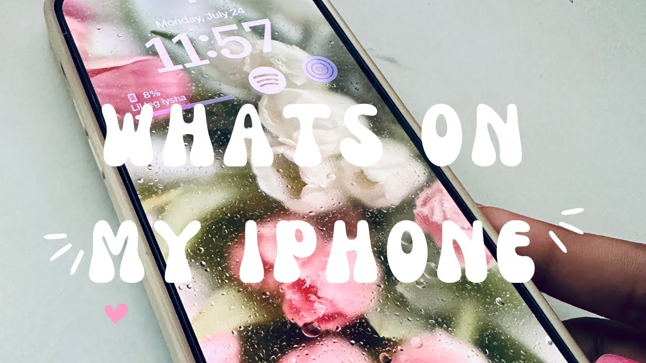 Whats on my iphone 12 pro max | Productive iphone setup | Personal ...