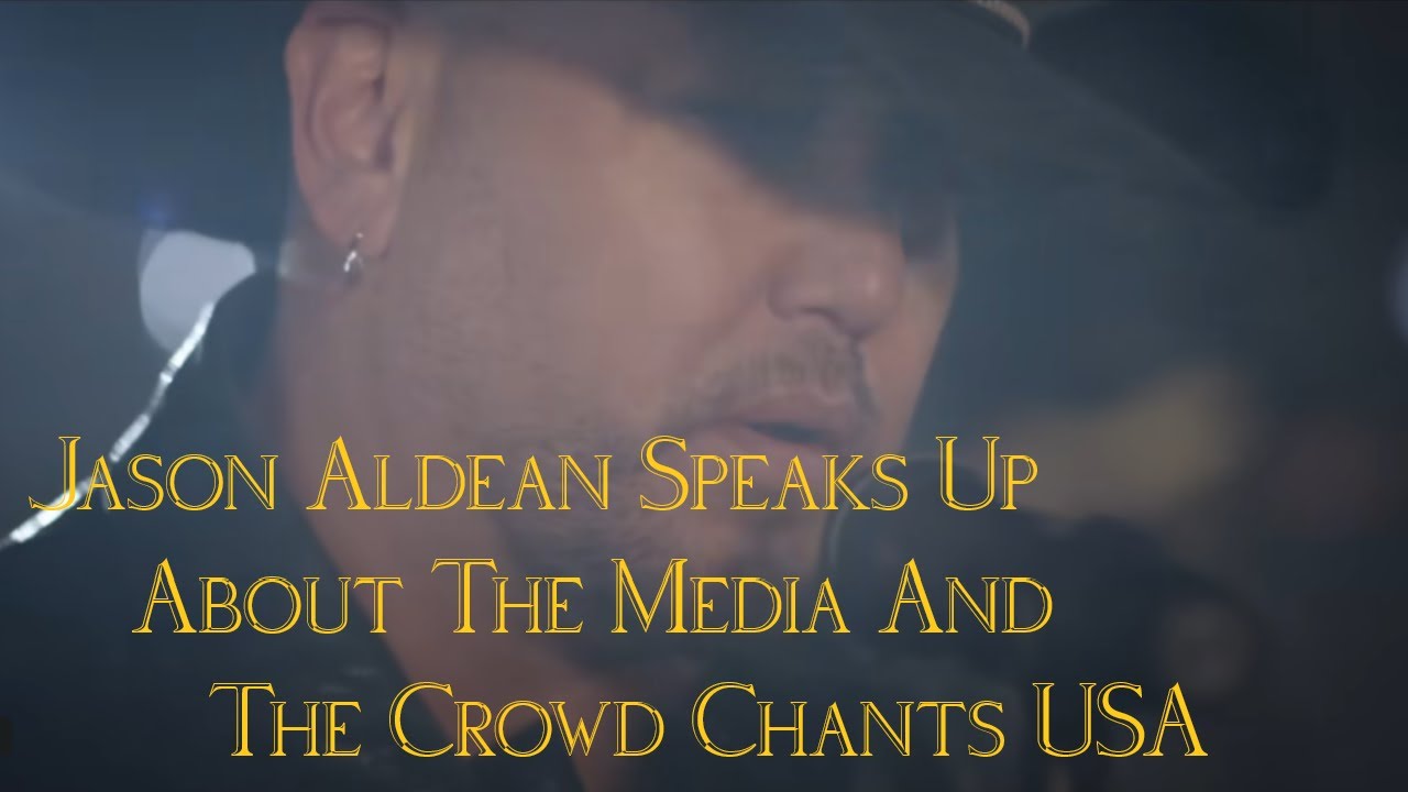 Jason Aldean Speaks Up About The Media And The Crowd Chants USA! - YouTube