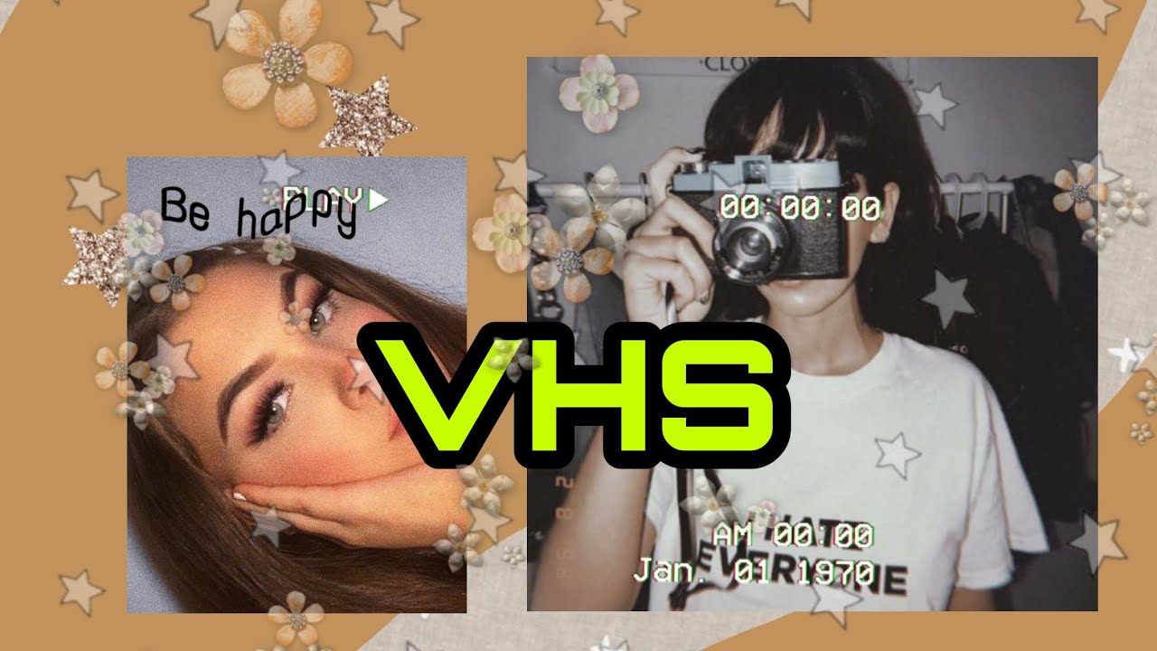 How to make" VHS" vintage editing - YouTube