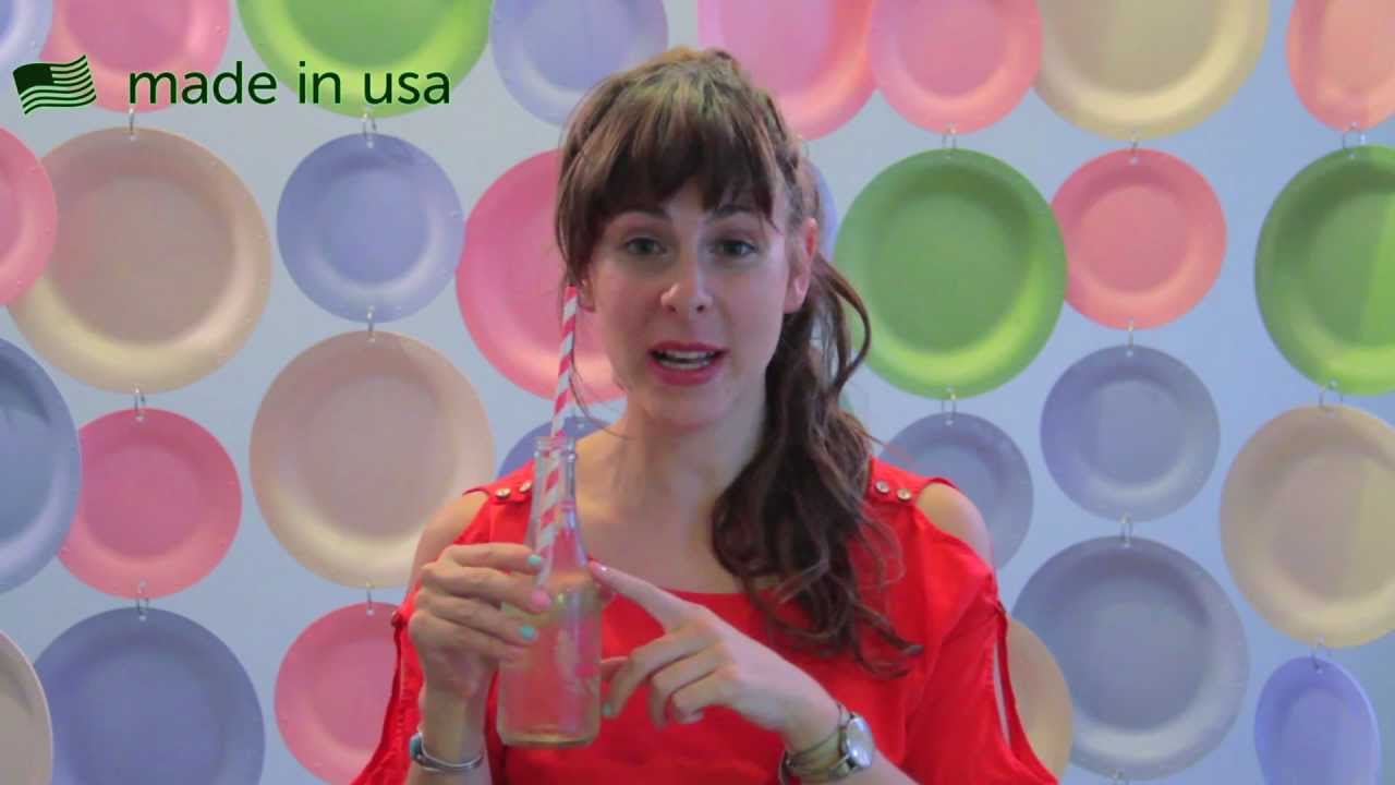 Susty Party Straws! {Responsibly Made Party Supplies} - YouTube