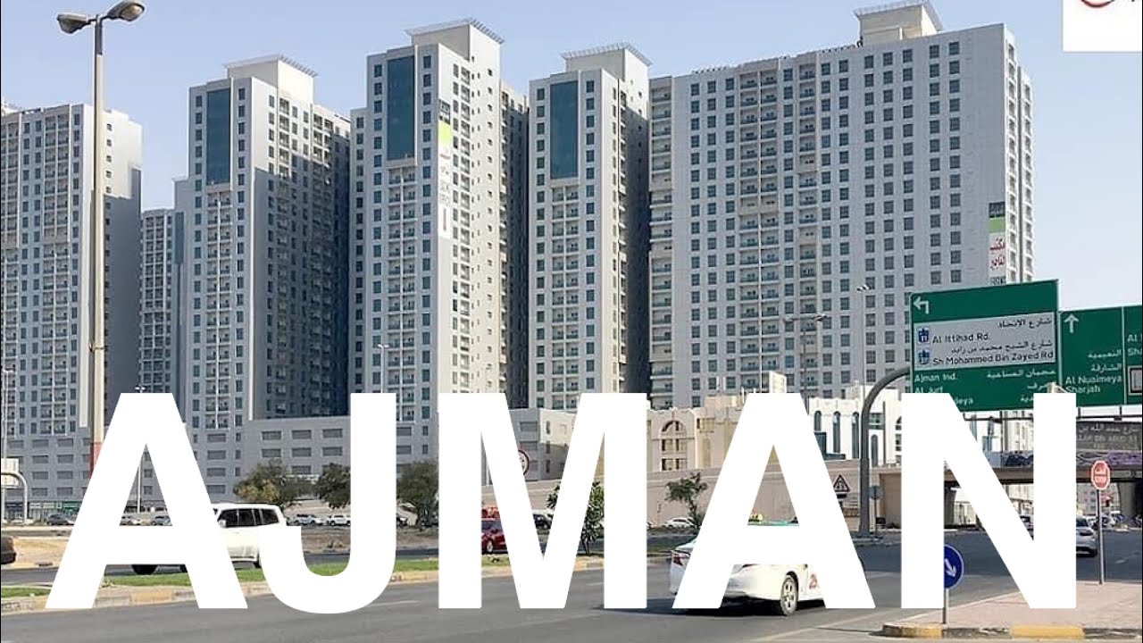 Ajman day view from Top cloudy weather enjoying - YouTube