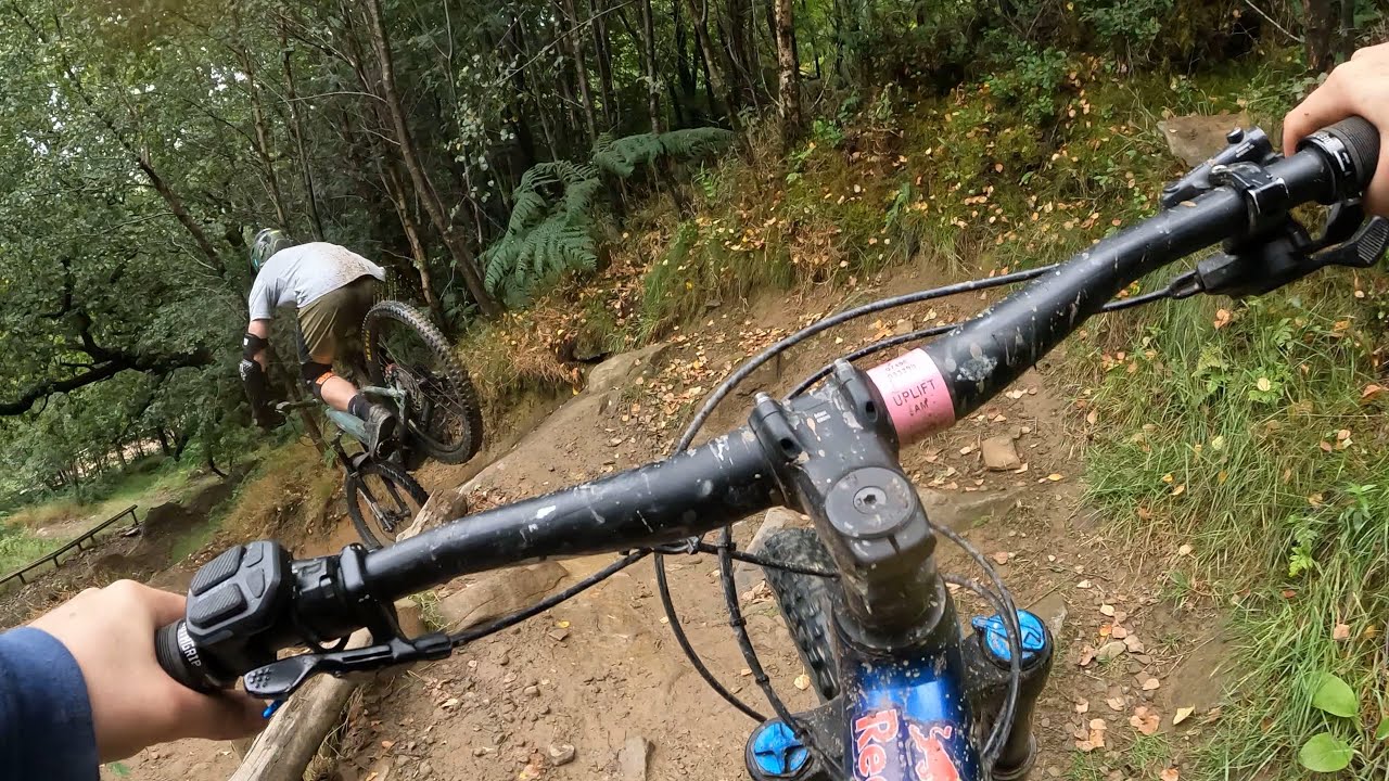 Steep mtb trails - YouTube