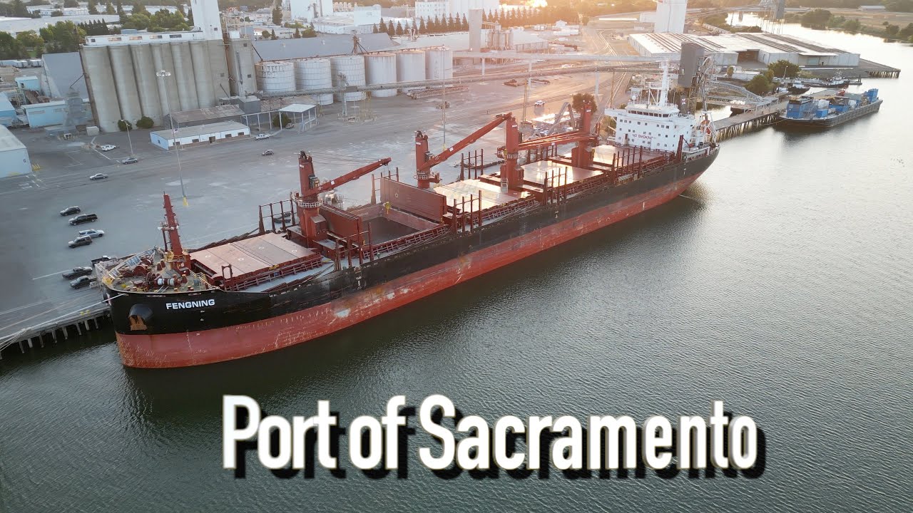 Port of Sacramento ⚓️ 2 Huge ships! Port of West Sacramento #ships # ...