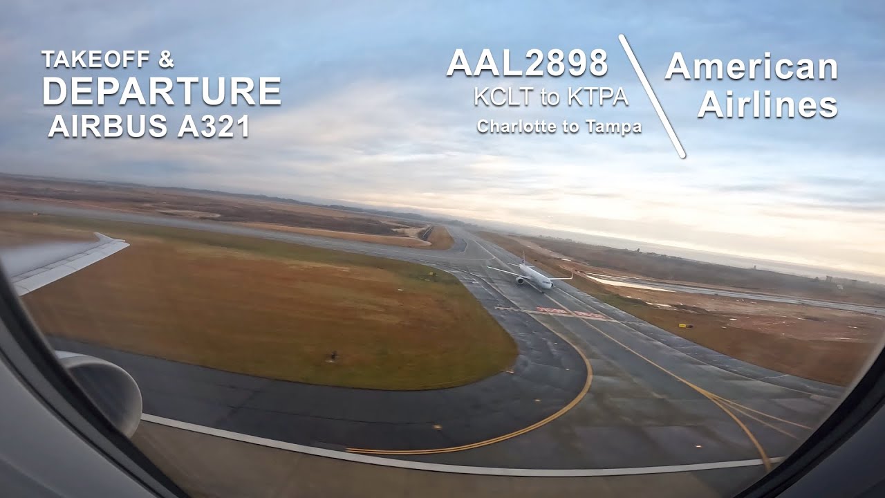 Takeoff: AAL2898 - Charlotte-Douglas International (KCLT) Airport ...
