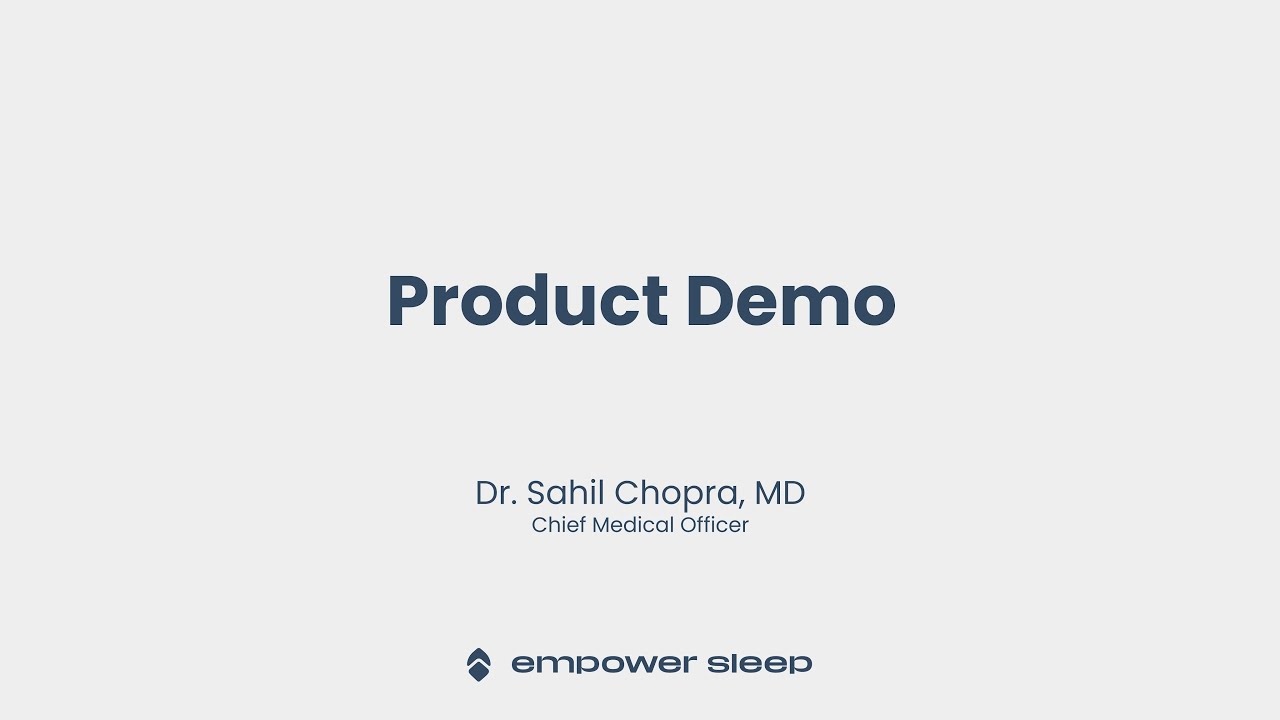 Empower Sleep - Product Demo - YouTube