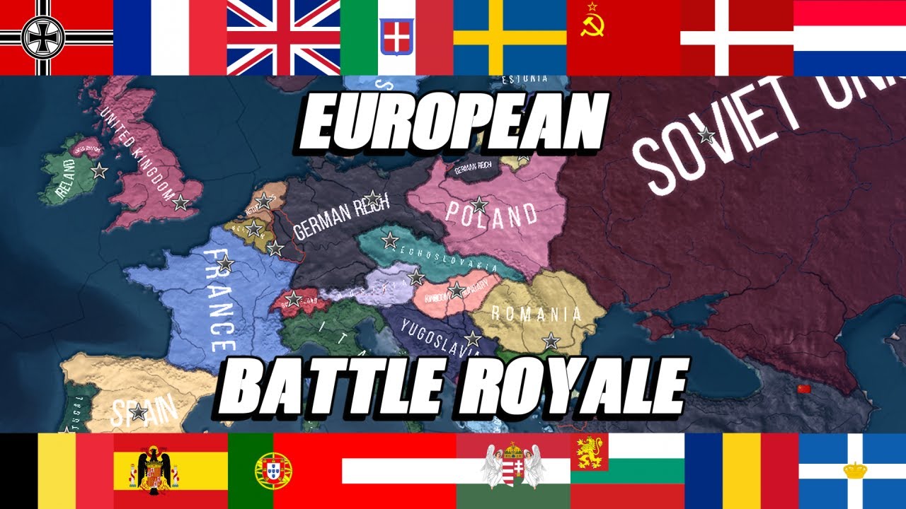 [HOI4] European Battle Royale | HOI4 Timelapse | #heartsofiron4 # ...