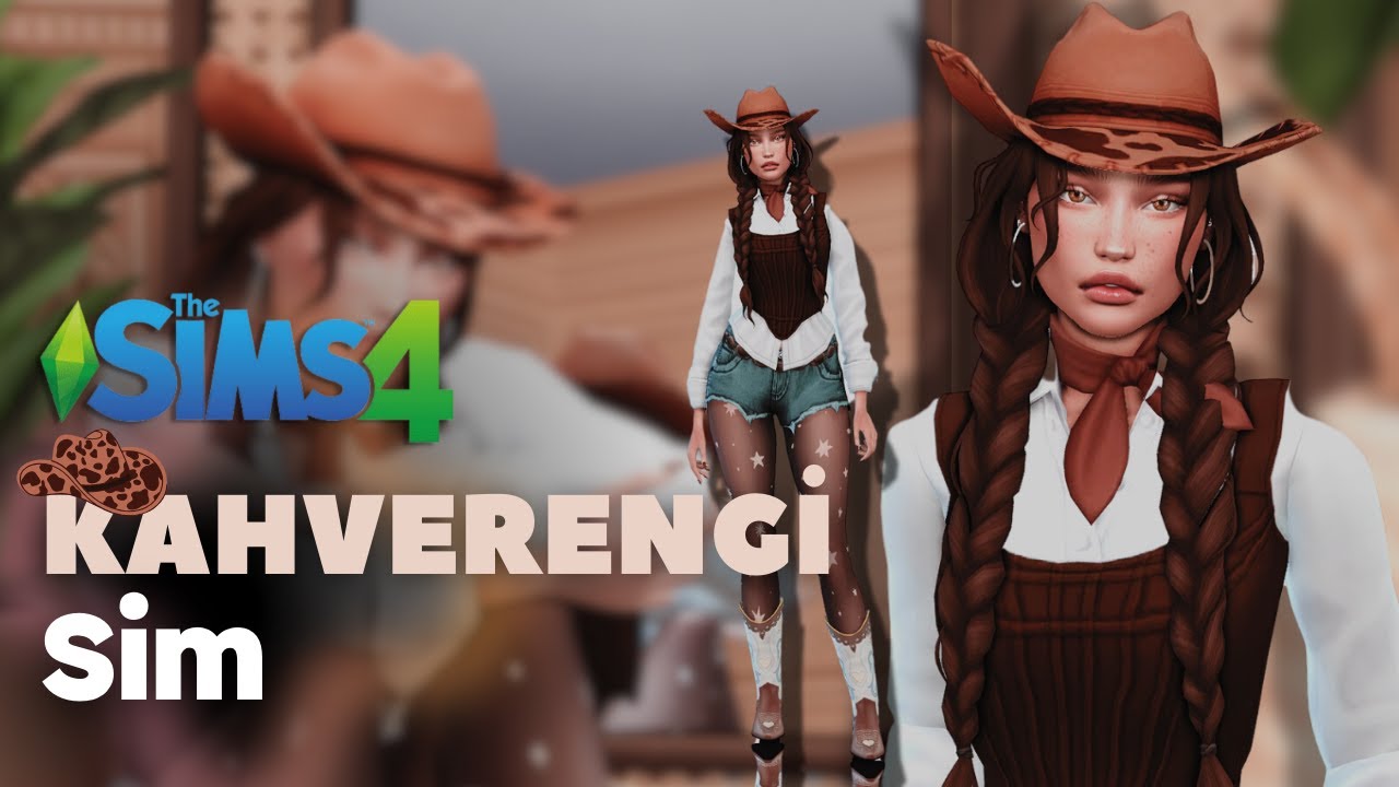 TEK RENK SİM CHALLENGE KAHVERENGİ | THE SIMS 4 - YouTube
