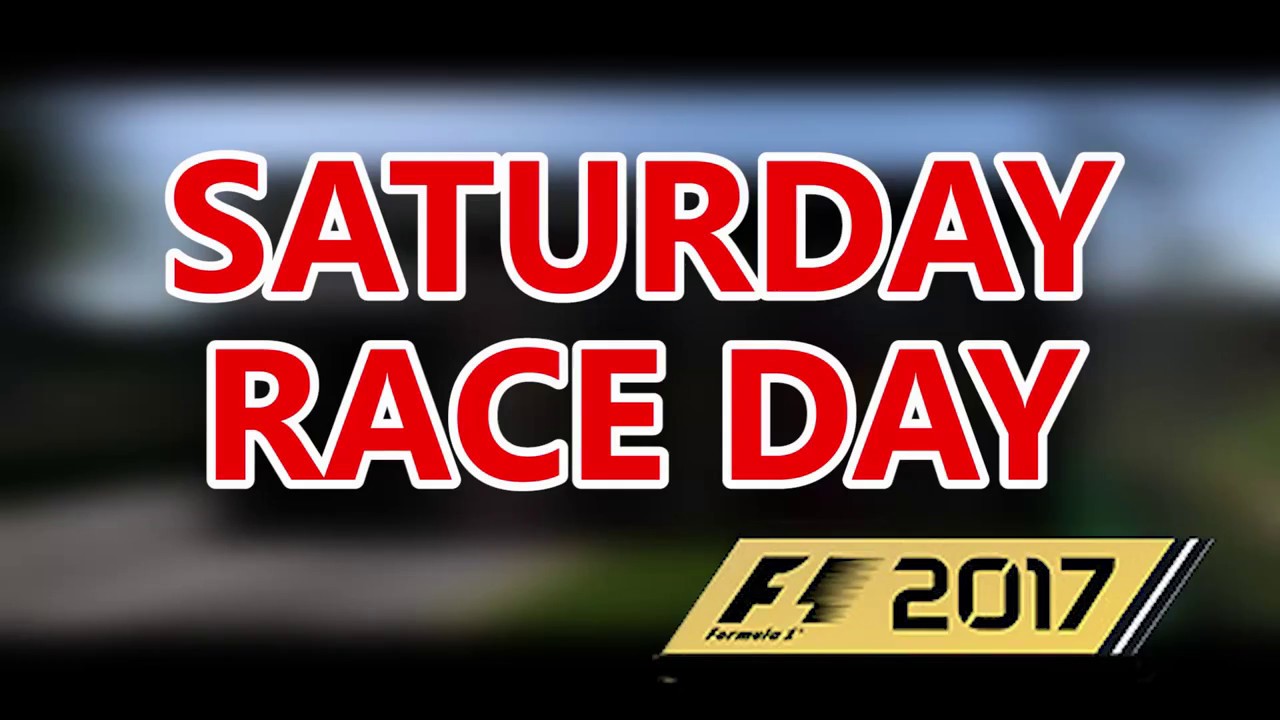 SATURDAY RACE DAY - F1 2017 - E1 Australia - YouTube