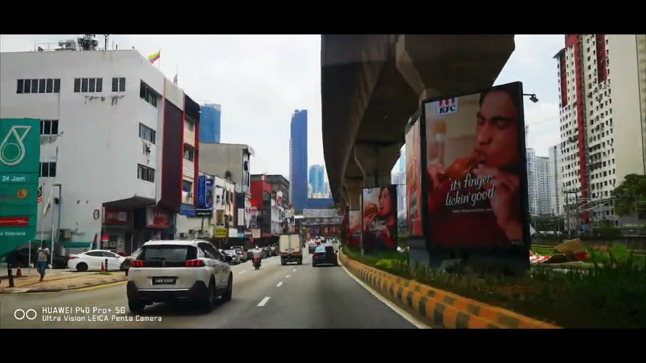 KL Today - Beautiful Day Driving From Pantai Dalam To KLCC - YouTube