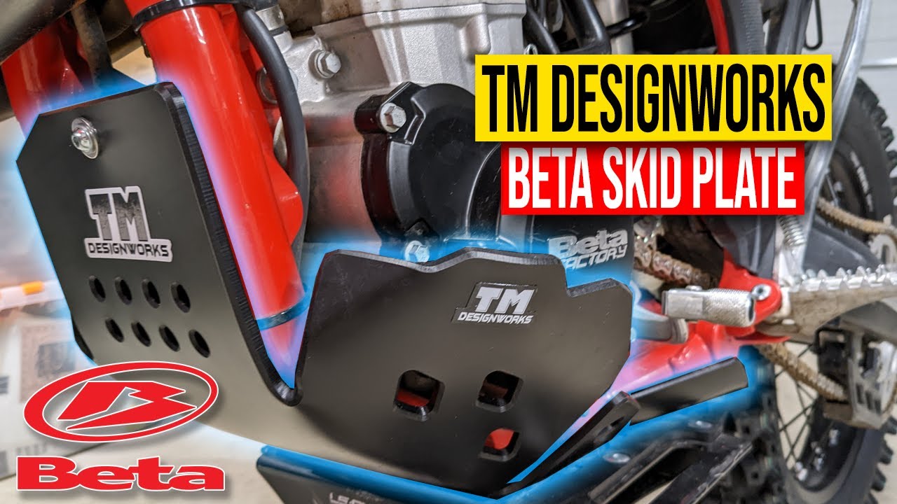 TM Designworks Skid Plate | Beta 390 RR-S - YouTube
