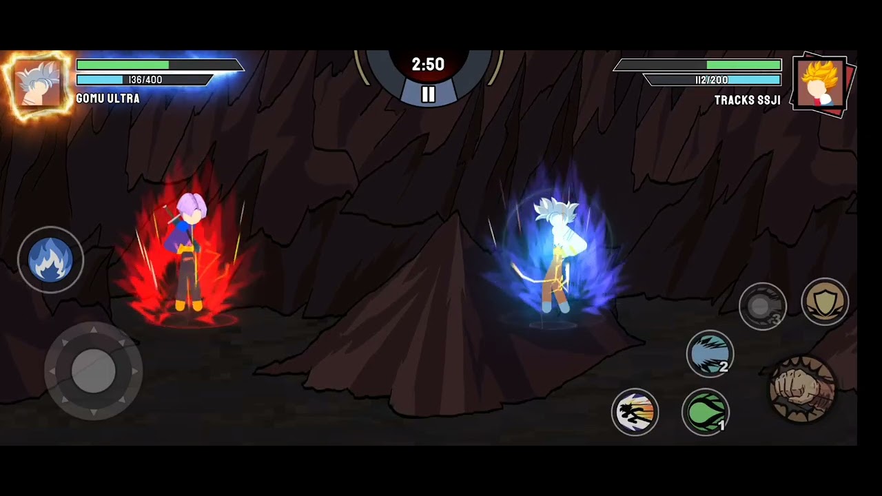 Gomu Ultra Vs Tracks SSJ1 - Stickman Warriors: Super Dragon Shadow ...