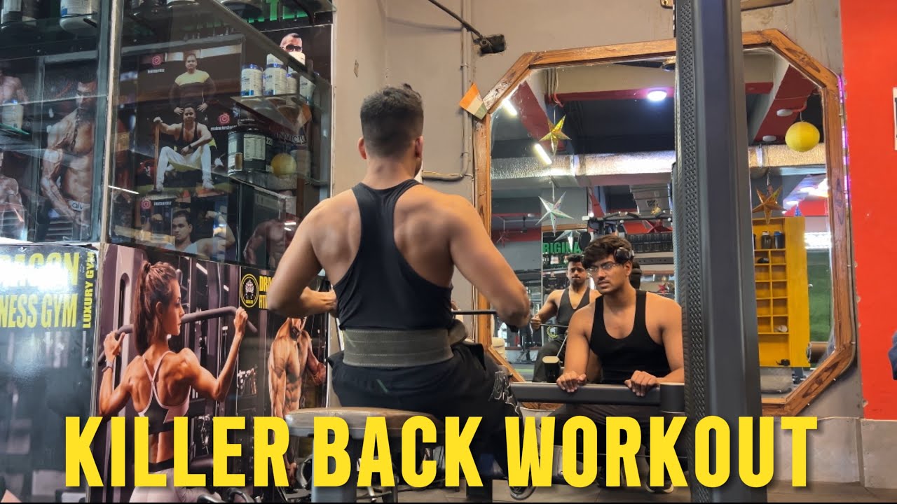 3 Best Exercises For Back Muscle Thickness || Tagda Back Workout With ...