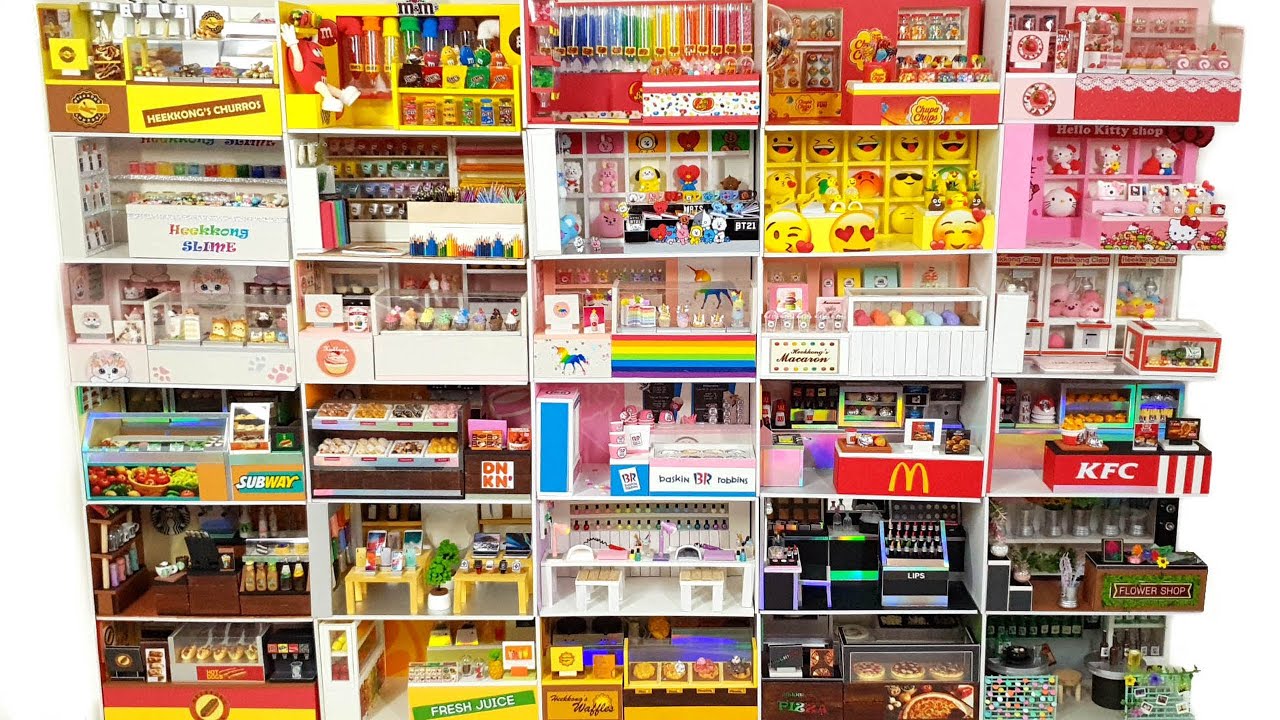 2020 The First half year Miniature Shop Collection ! 30 Miniature ...