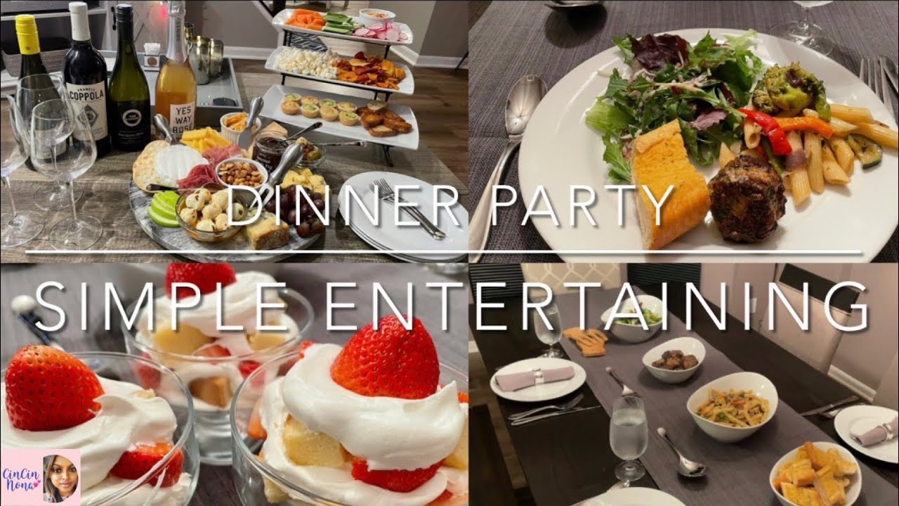 Dinner Party: Simple Entertaining - YouTube