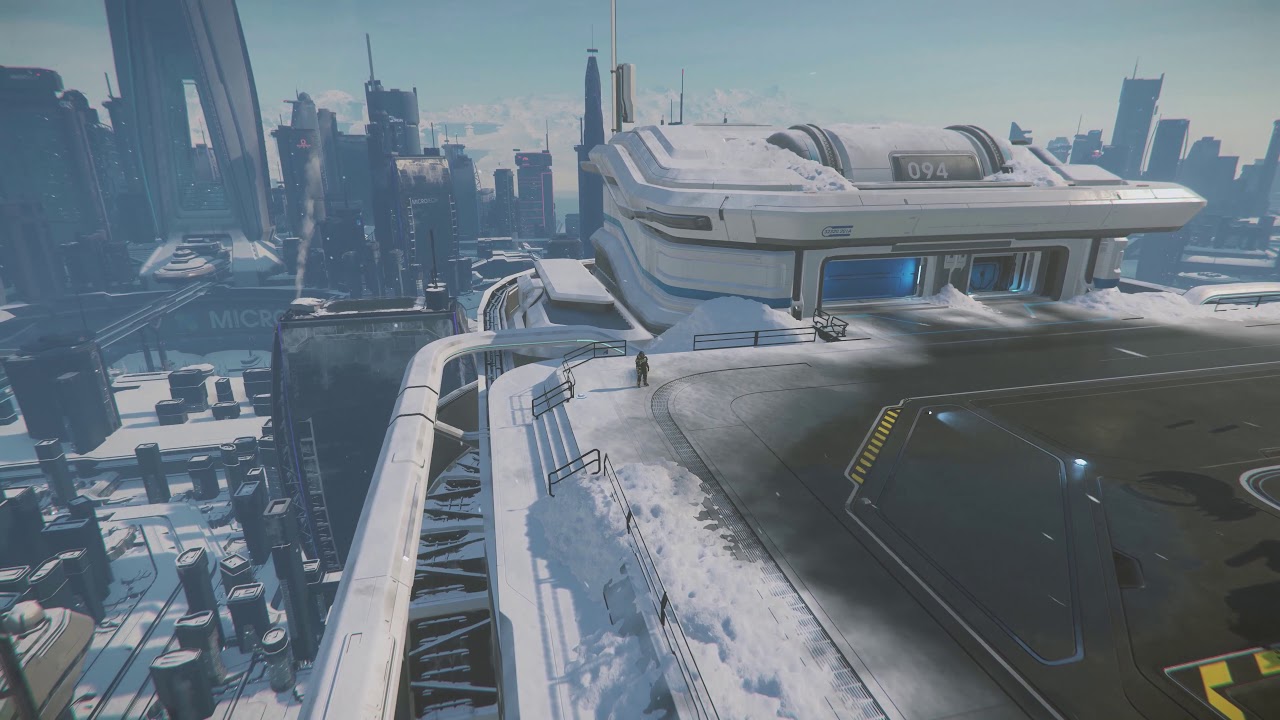 Star Citizen 4K | New Babbage Building Top Pano - YouTube