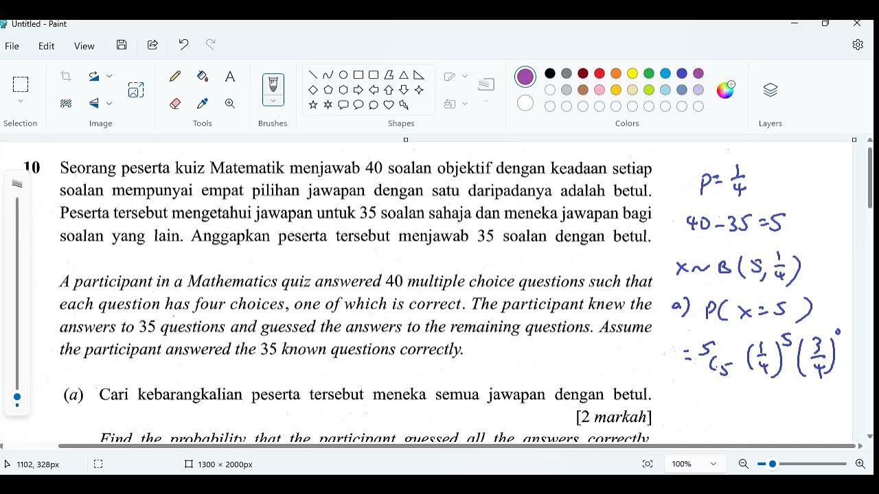 2024 Trial SBP Add Math K1 S 10 T5 B5 Taburan Binomial - YouTube