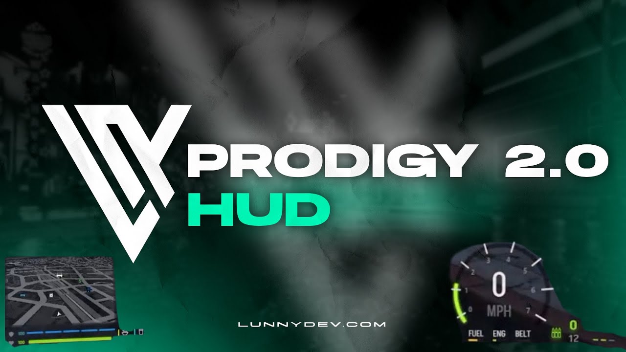 FiveM - Prodigy 2.0 Inspired HUD | QB - ESX | discord.gg/yQednQCa6y ...