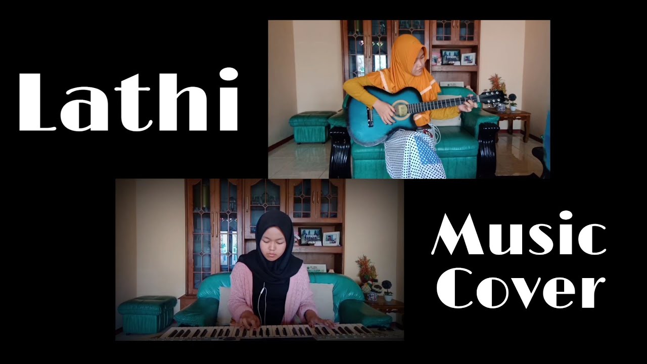 Lathi - Music Cover (guitar+keyboard) by two sisters - YouTube
