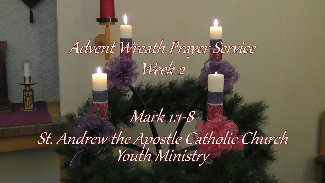 Advent Wreath Prayer Service Week 2 - December 6 - YouTube