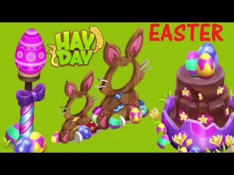 Hay Day Easter Special Decoration Offers (2022) - YouTube