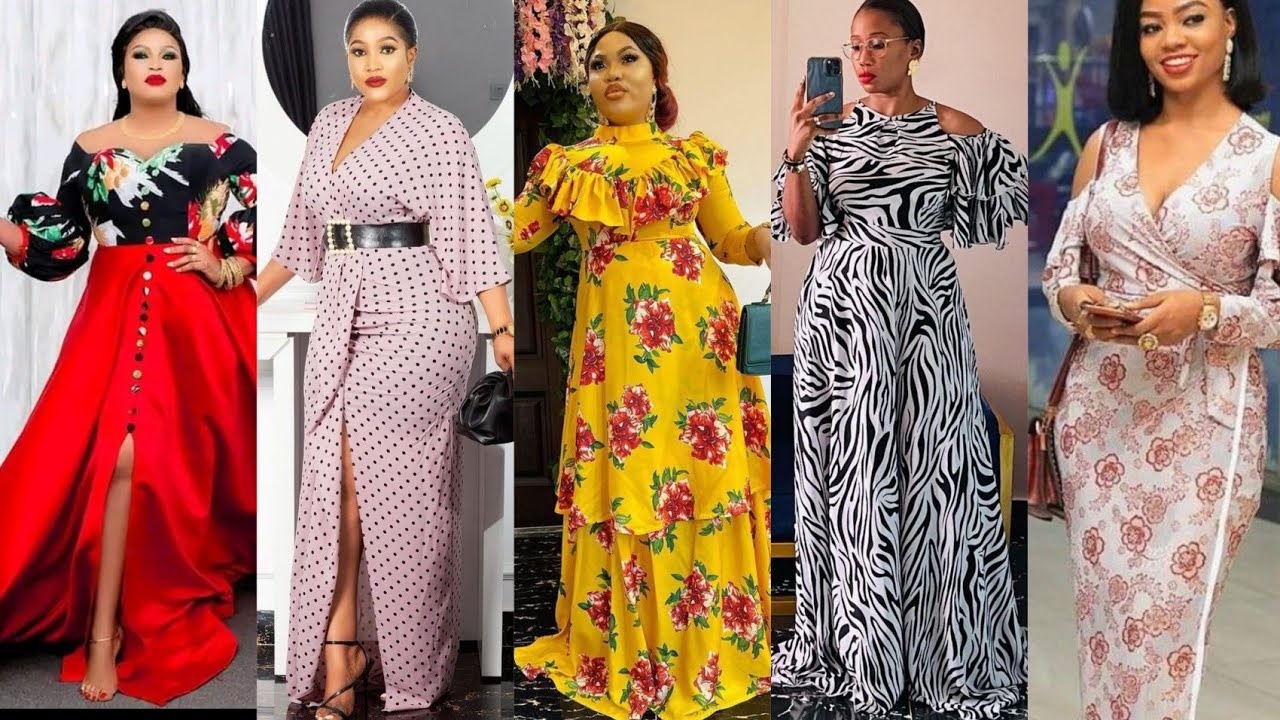 Mishono ya magauni guberi za kisasa Fabrics max dress asoebi styles ...