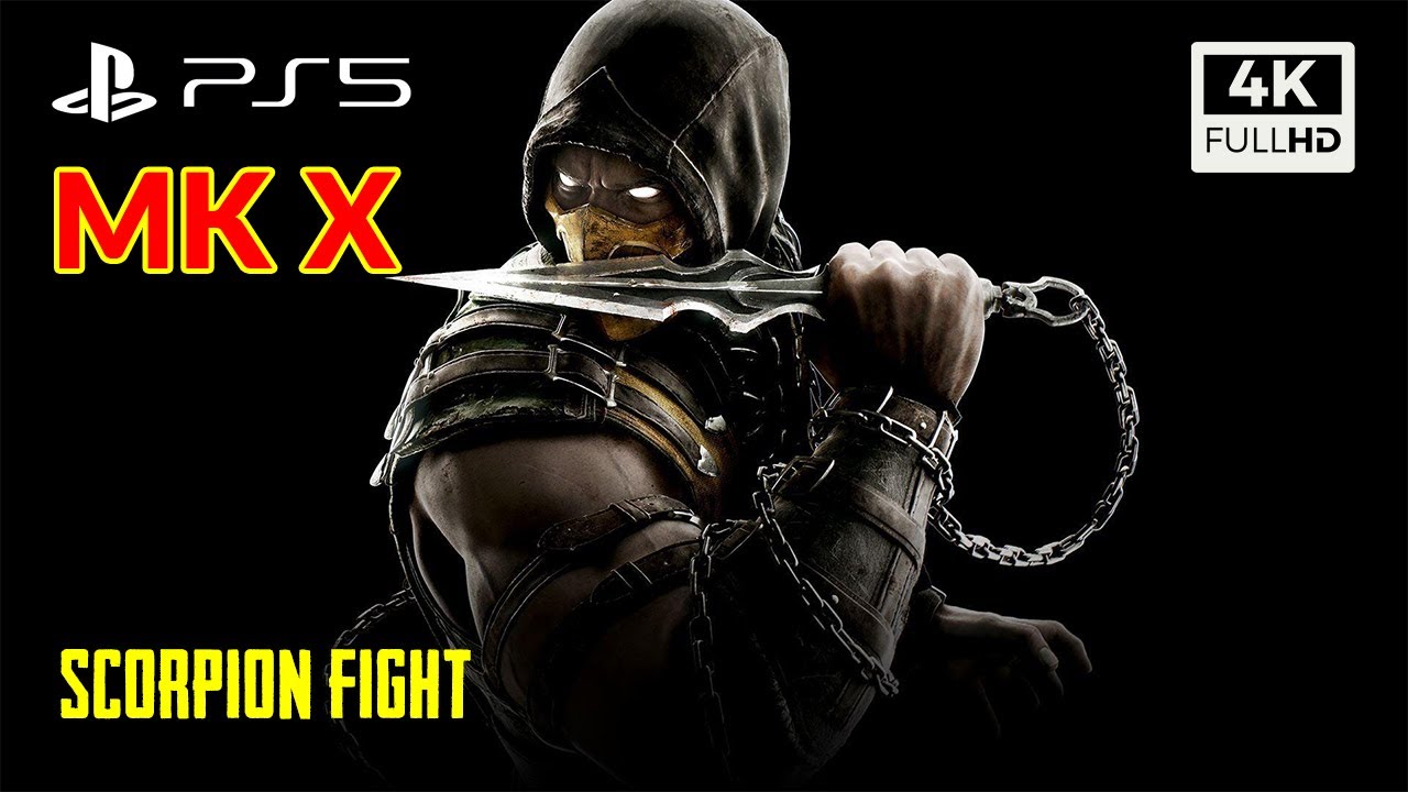 Mortal Kombat X Scorpion Fights (MKX) 4k PS5 - YouTube