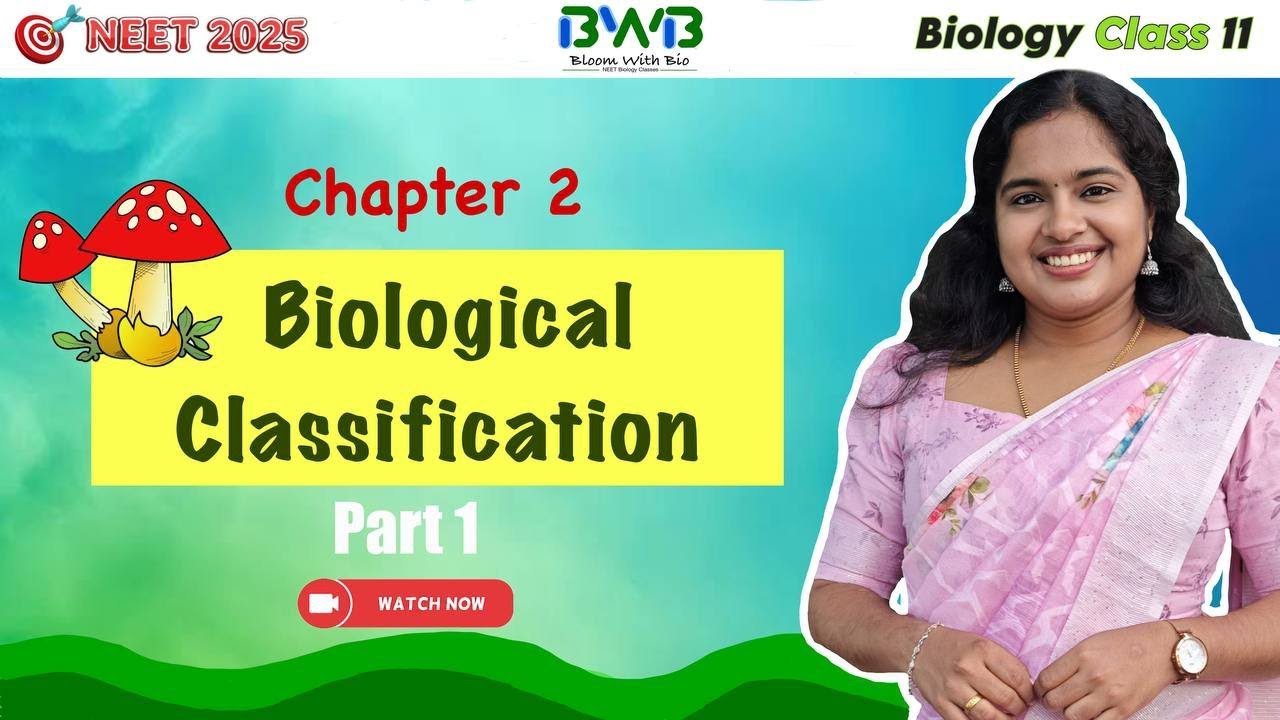 NEET 2024 Biological Classification PART 1 | Class-11: This video is a revision for Class 11 ...
