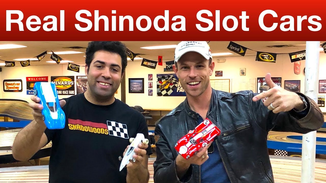 Shinoda design race in Detroit with 1/24 scale slot cars - YouTube
