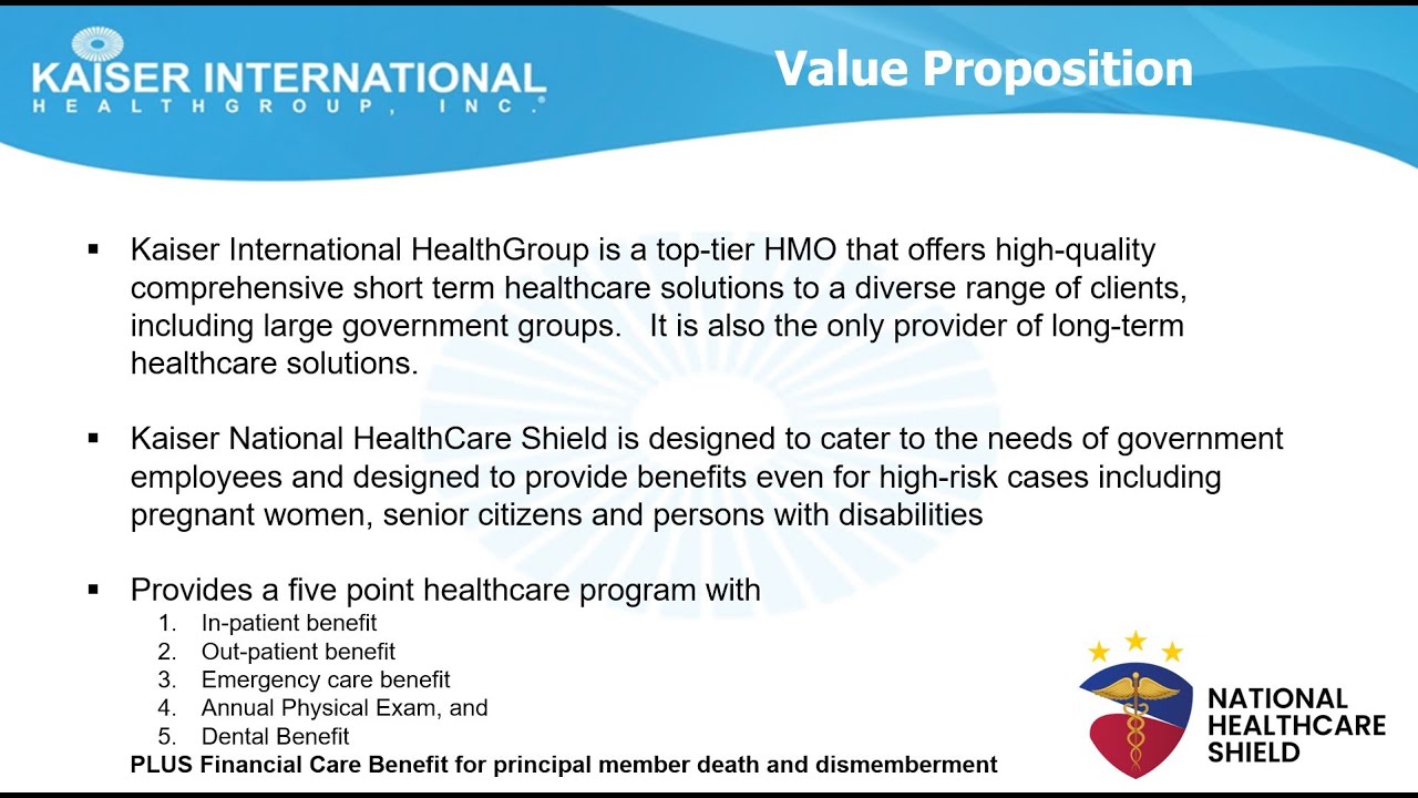 Kaiser and NHS Value Proposition - YouTube