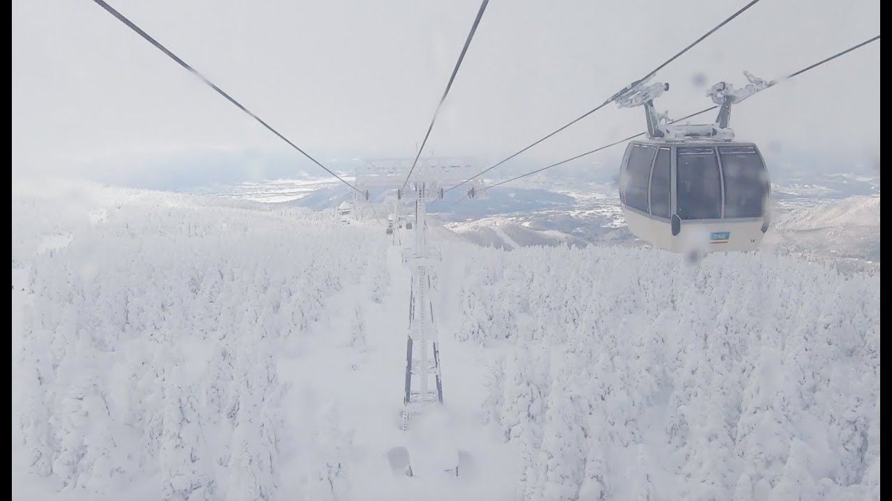 蔵王ロープウェイ山頂線 Zao Ropeway mountaintop line Lên Đỉnh Núi Zao _ Yamagata ...