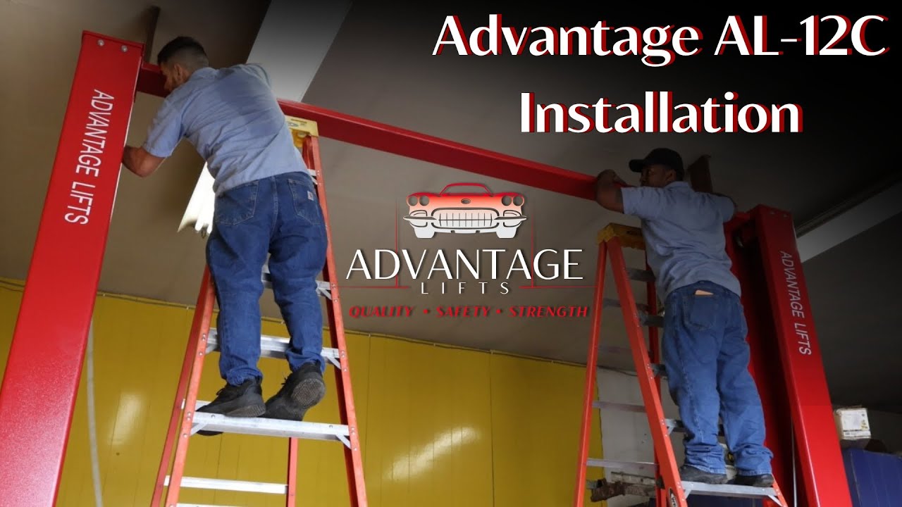 Advantage AL-12C 2-Post Installation - YouTube