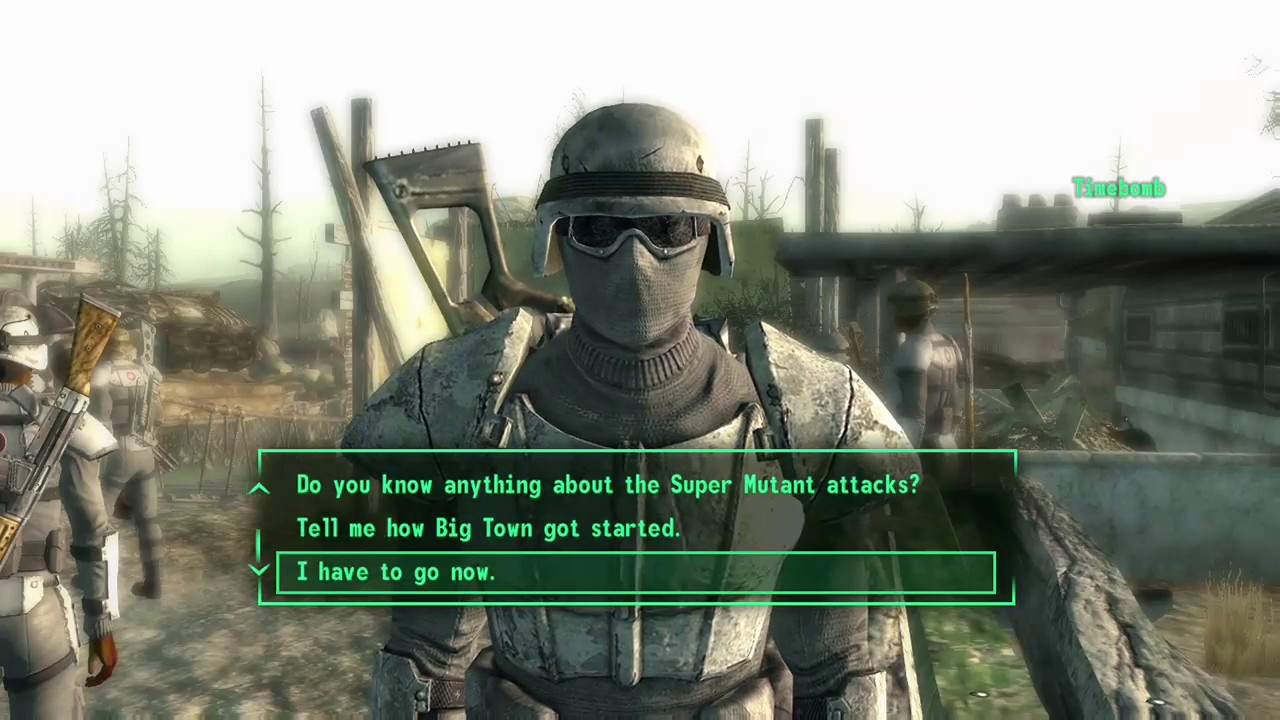 US Army Soldiers in Big Town in #fallout3 - YouTube