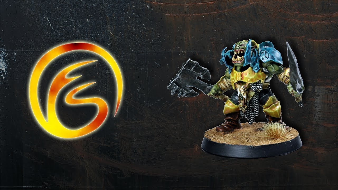 How To Speed Paint Orruk Brutes With Contrast Paints - YouTube